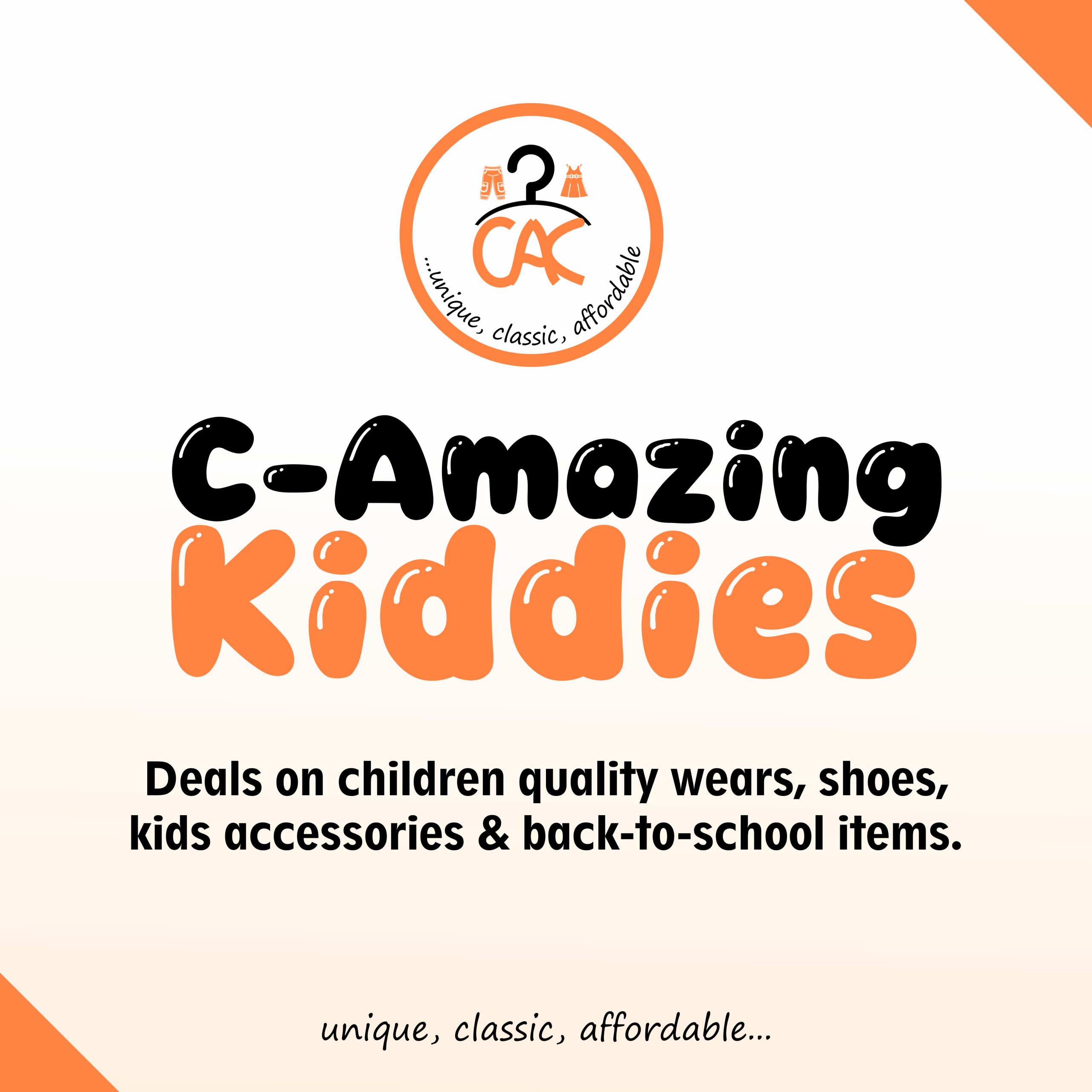 Best Kiddies shop in Uyo | C-Amazing Kiddies